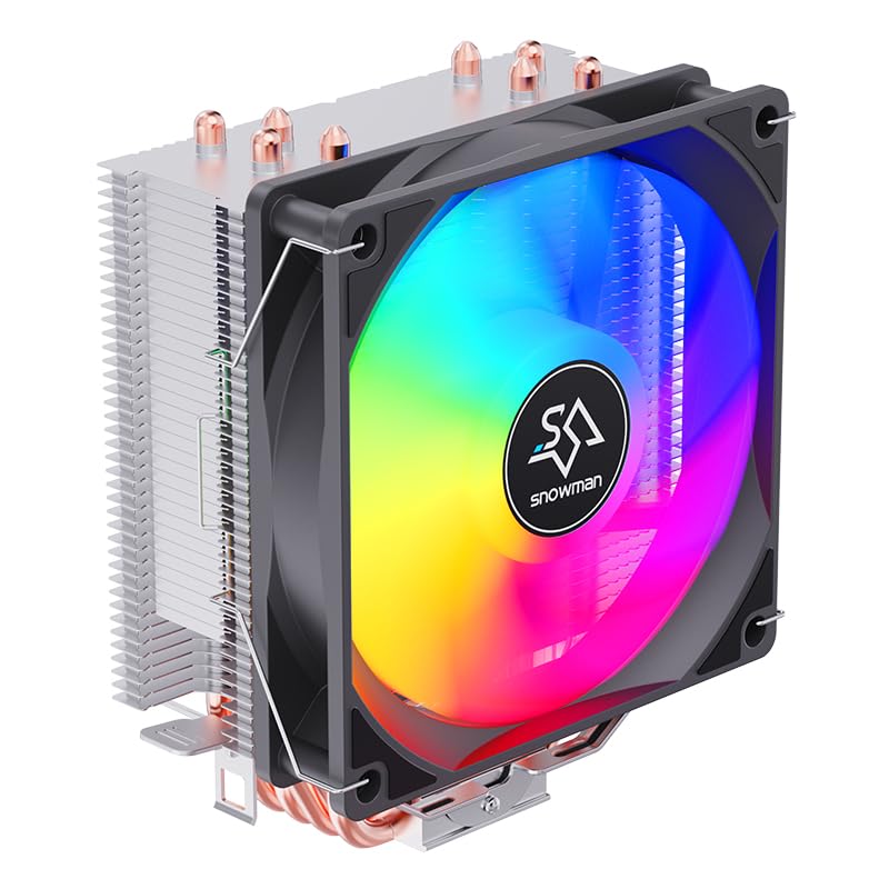 Snowman Air Cooler C400 4 Heat Pipes Cooler ARGB PWM Fan Price in ...