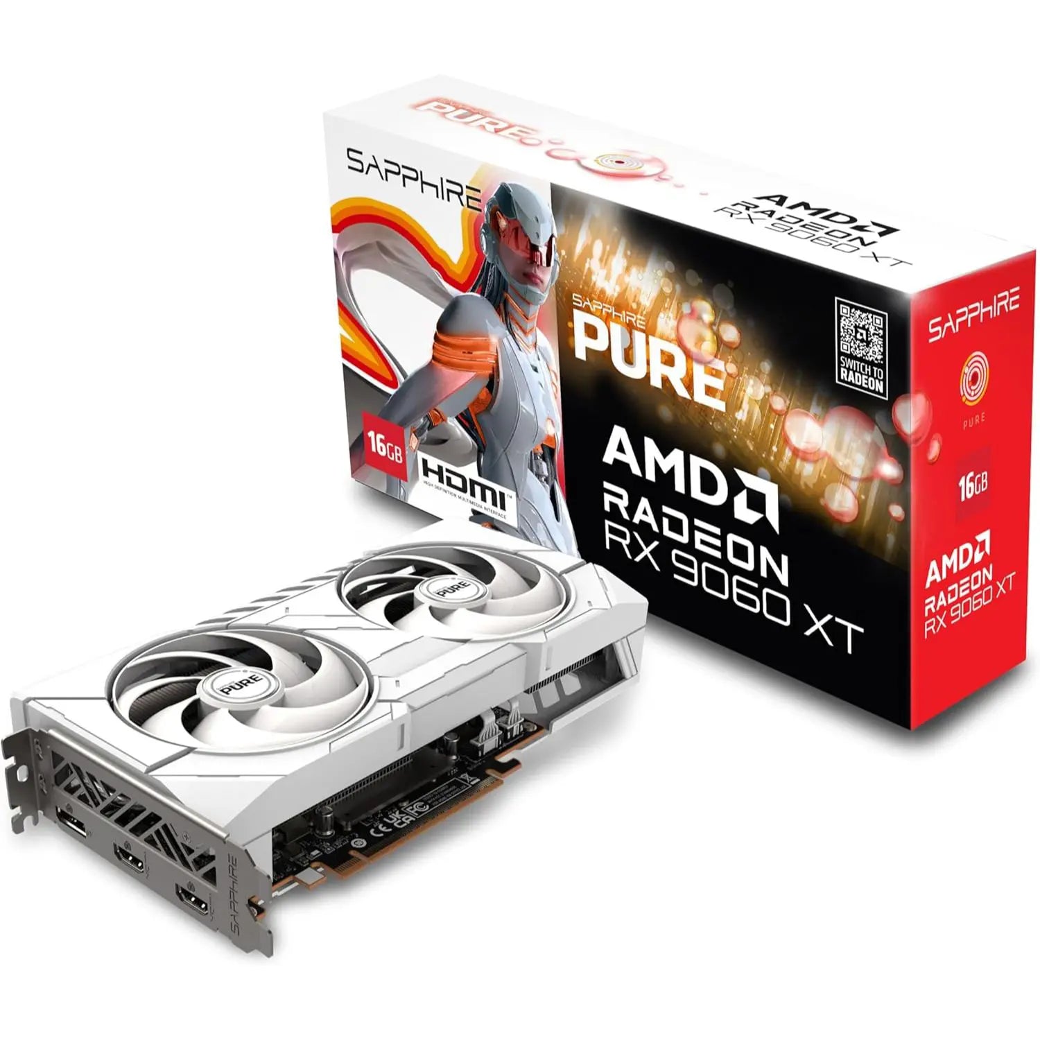 Sapphire Graphic Card Pure AMD Radeon RX 9060 XT Gaming OC 16GB Price ...