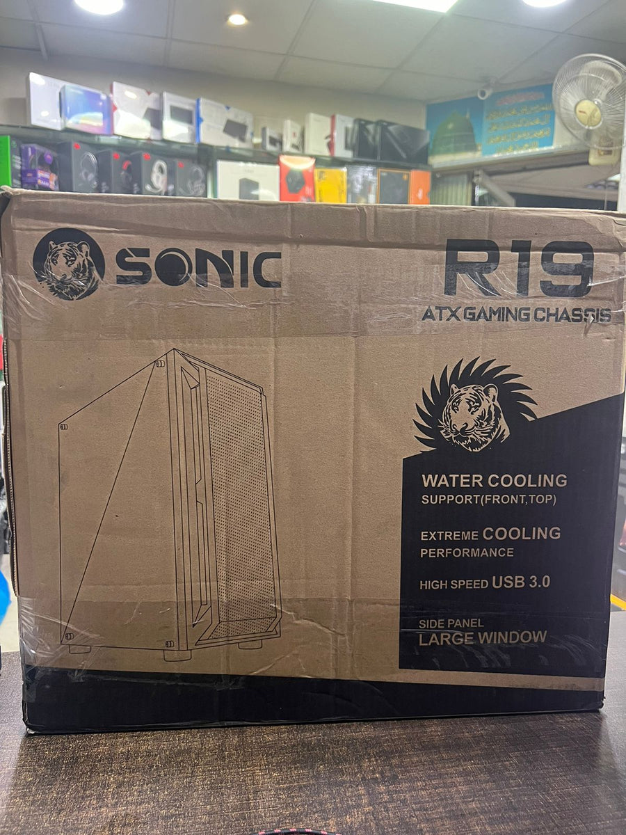 Sonic Casing R19 Black 3 RGB Fans Price in Pakistan – BuyersPK.com