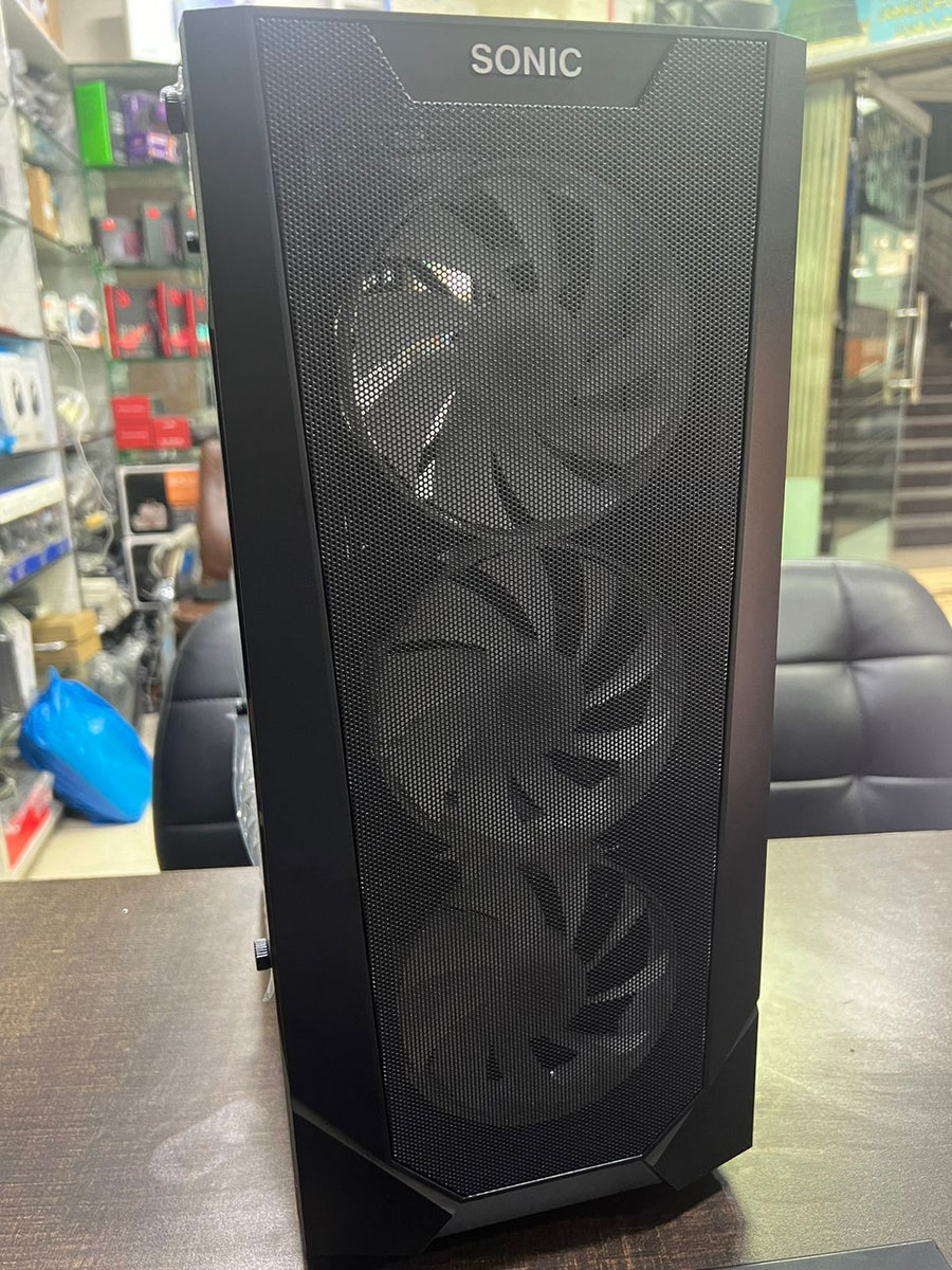 Sonic Casing R25 Black 4 RGB Fans Price in Pakistan – BuyersPK.com
