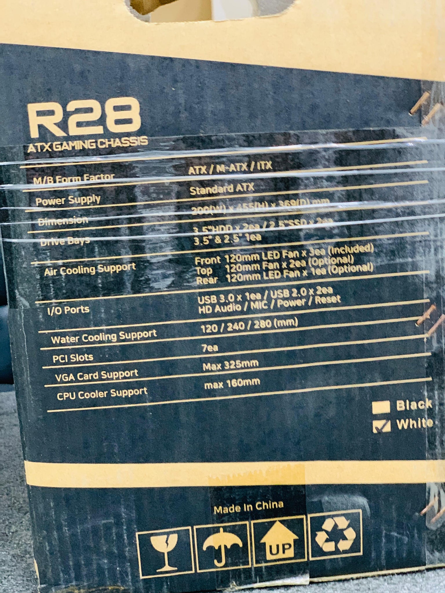 Sonic Casing R28 3 RGB Fans White Price in Pakistan – BuyersPK.com