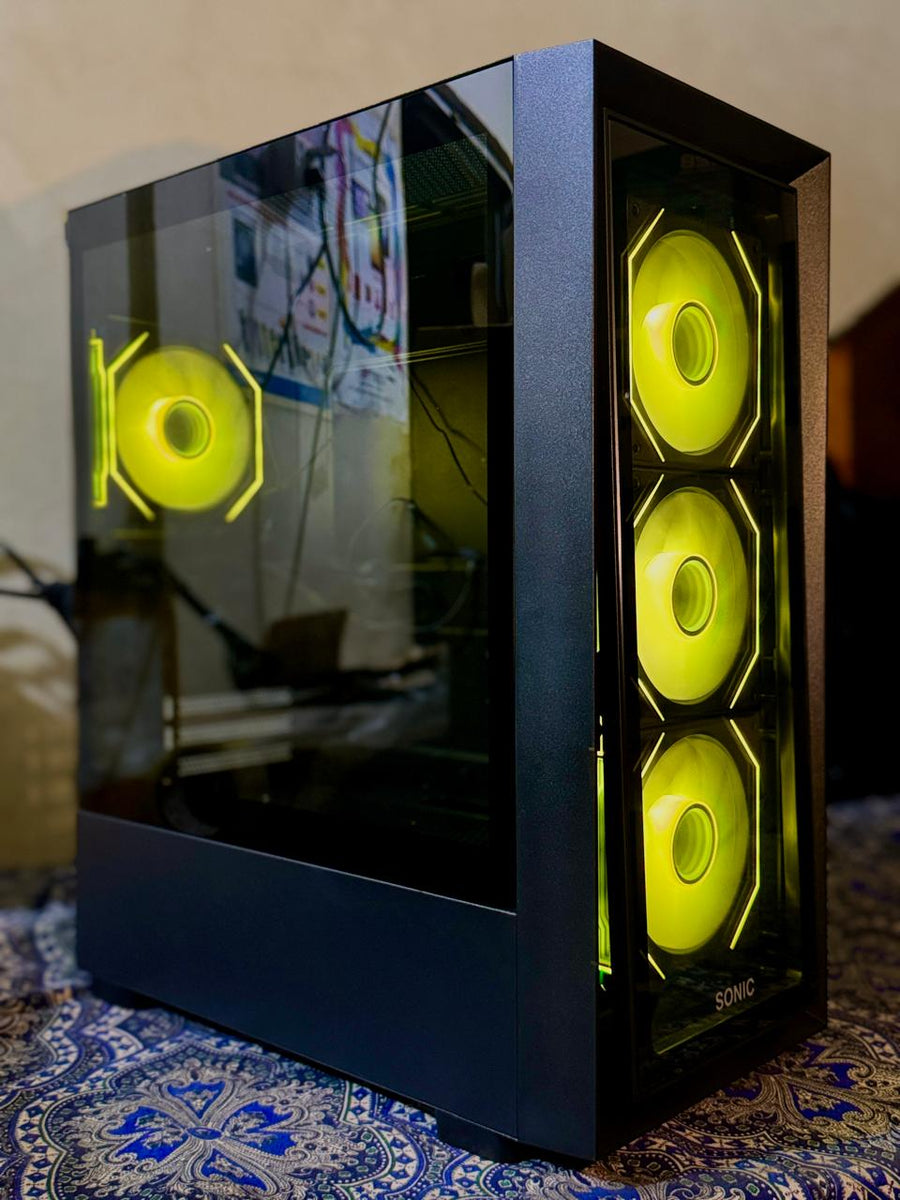 Sonic Casing Gaming C05 Black 4 RGB Fans Price in Pakistan – BuyersPK.com