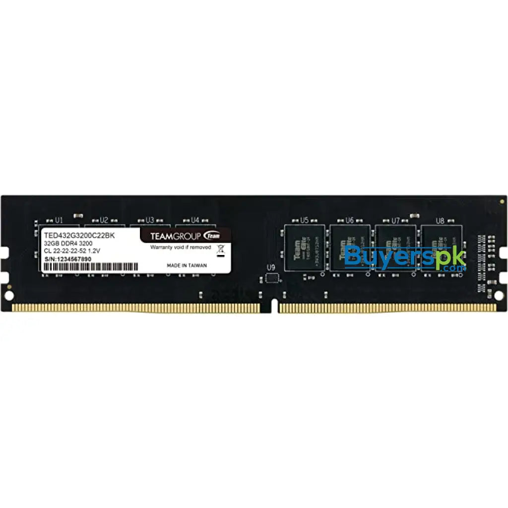 Teamgroup Ram 32gb Ddr4 3200mhz 32x1 Buyerspk.com Price in Pakistan ...