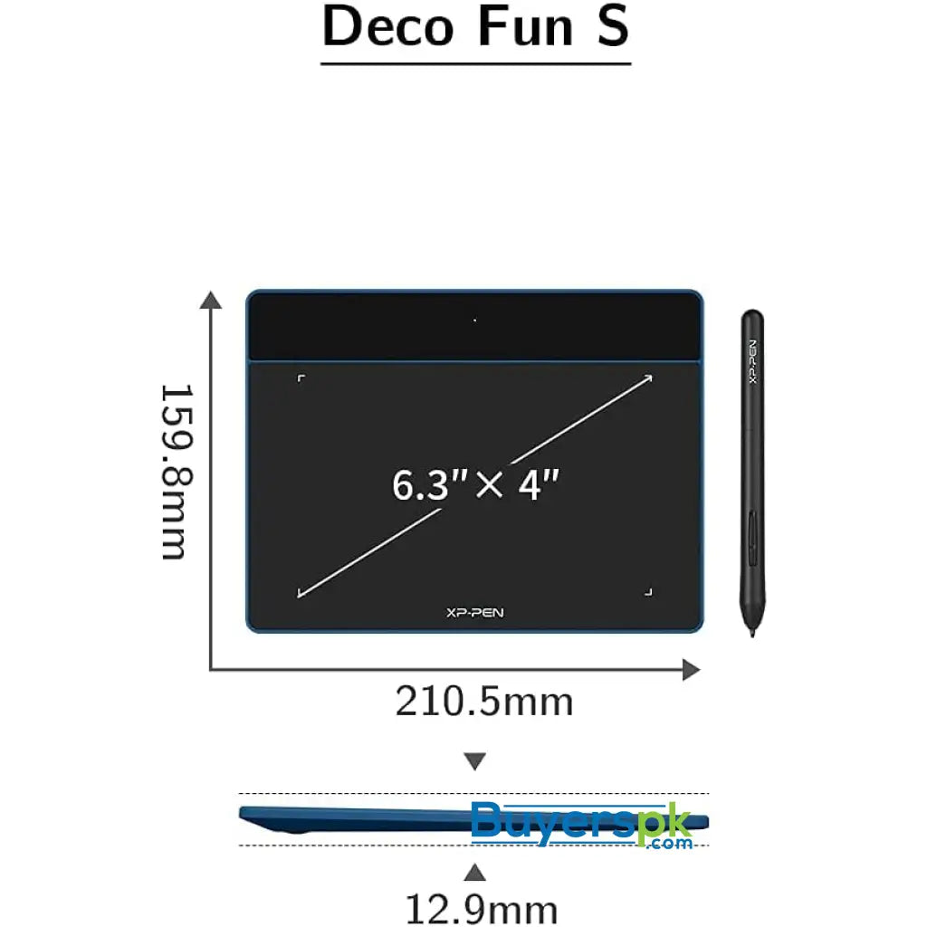 Xp-pen Deco Fun s Graphic Drawing Tablet 6x4 Inches Digital Sketch Pad ...